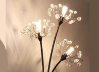 China Flower Crystal Led Wall Decorative Lights Lights 240V Good Chromaticity for sale