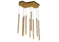 China Vertical Stick Led Downlight Ceiling Light Iron Pendant Lamp With 9 Heads for sale