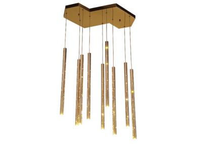 China Vertical Stick Led Downlight Ceiling Light Iron Pendant Lamp With 9 Heads for sale
