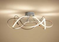 China 3d Long Strip Led Ceiling Light Fixtures Residential Gorgeous Decoration for sale
