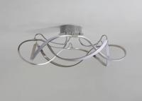 China 3d Long Strip Led Ceiling Light Fixtures Residential Gorgeous Decoration for sale
