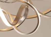 China 3d Long Strip Led Ceiling Light Fixtures Residential Gorgeous Decoration for sale