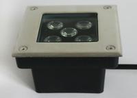 China High Efficacy Square LED Underground Lamp 5W Stainless Steel Material for sale