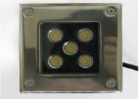 China High Efficacy Square LED Underground Lamp 5W Stainless Steel Material for sale