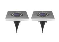 China solar powered led driveway lights , Plastic Body Lawn Yard Led Inground Uplights for sale