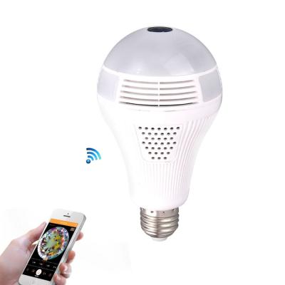 China 1.30MP 360 Panoramin Wifi Camera Light Bulb Smart Led Light Bulbs For Floor Lamps for sale