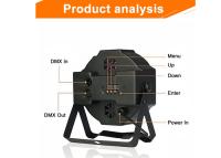 China Crystal LED Stage Spotlights Magic Led Stage Lighting Equipment 50 / 60Hz for sale
