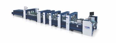 China 380V 50Hz Industrial Automatic Folder Gluer Machine 300m / Min Speed for sale