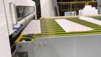 China Roll To Sheet Sandwich Automatic Paper Cutting Machine High Speed 50Hz for sale