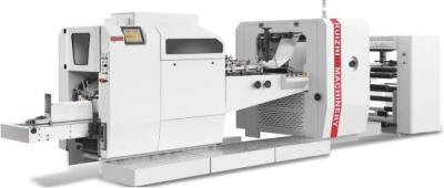 China RZJD-G350J Sharp Bottom Paper Bag Machine Full Automatic High Speed for sale