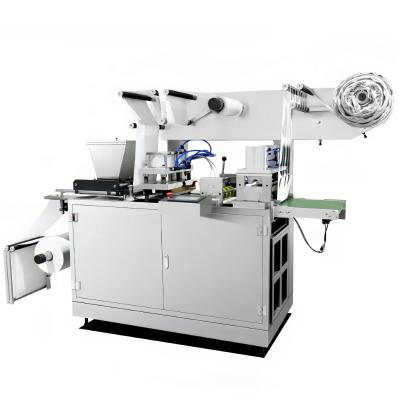 China Single Feed Automatic Pouch Filling And Sealing Machine Rotary Cutter Pillow Pouch Machine 380V for sale