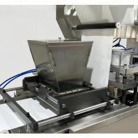 China Single Feed Automatic Pouch Filling And Sealing Machine Rotary Cutter Pillow Pouch Machine 380V for sale