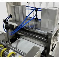 China Single Feed Automatic Pouch Filling And Sealing Machine Rotary Cutter Pillow Pouch Machine 380V for sale