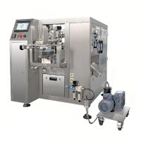 China Premade Pouch Fill And Seal Machine Liquid Sauce Premade Bag Packing Machine 5.2kw for sale