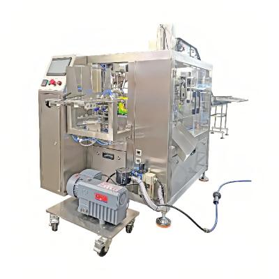 China Bucket Rotary Premade Pouch Filler 5.4kw Premade Pouch Fill And Seal Machine for sale