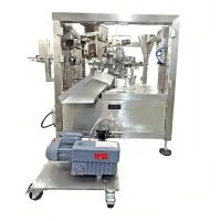 China Premade Bag Filling And Sealing Machine Granule Premade Pouch Fill And Seal Machine 5kw for sale