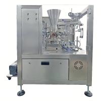 China Premade Bag Filling And Sealing Machine Granule Premade Pouch Fill And Seal Machine 5kw for sale