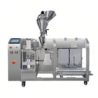 China Premade Bag Filling And Sealing Machine Vacuum Powder Rotary Premade Pouch Filling Sealing Machine 6kw for sale