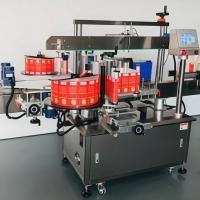 China Full Automatic Labeling Machine Vertical Double Sided Labeling Machine High Efficiency for sale