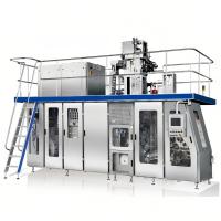 China High Speed Aseptic Filling Machine 53kw Milk Carton Filling Machine 380V / 220V for sale