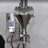 China Semi Automatic Auger Powder Filling Machine 2.2KW Powder Sachet Filling Machine for sale