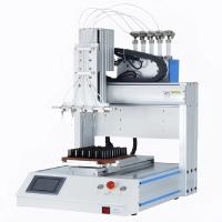 China 5 Head Plunger Pump Fill Seal Packing Machine Desktop Stand Up Pouch Filling Machine for sale