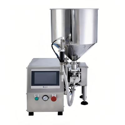 China Semi Automatic Paste Filling Machine Gear Pump Filling And Sealing Equipment for sale
