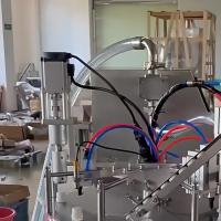 China 2kw Rotary Pouch Filling Machine Servo Magnetic Pouch Filling Sealing Machine for sale