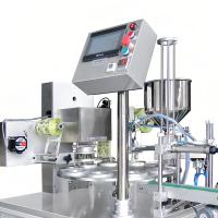 China Rotary Yogurt Cup Packing Machine for sale