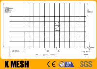 China Rl718 Concrete Reinforcing Mesh Longitudinal Wires 7 Spacing 100mm 68kgs Rectangular for sale