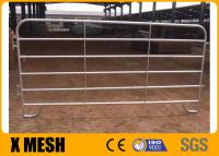 China 2 Inch Od 16 Gauge Tubing Metal Farm Fence 6 Feet Height 8 Feet Length for sale