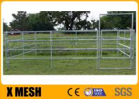 China 1.66 Inch Od Metal Farm Fence 84 Inch Height 12 Feet Width for sale