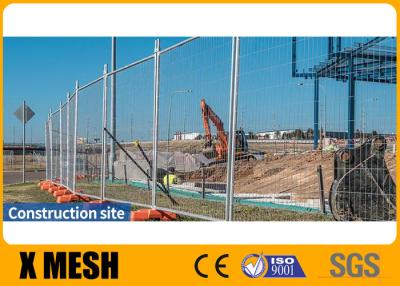 China As 4687 Standard 2.1m X 2.4m Temporary Mesh Fencing With Concrete Filled Plastic Feet for sale