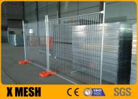 China Hot Dipped Galvanized Metal Mesh Fencing Site Security 2.4x2.1m Size As 4687 Standard for sale