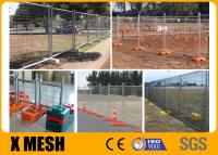 China Welded Galvanized Metal Mesh Fencing , Portable Outdoor Fence 2.4 X 2.1 Metres for sale