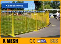 China Customizable Color Canada 3.50mm Vinyl Temporary Fence Construction Panels for sale