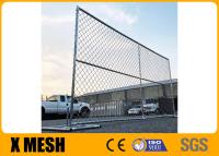 China 6ft High By 10 Ft Wide Chain Link Mesh Fencing Astm Standard For Perimeter Patrol for sale