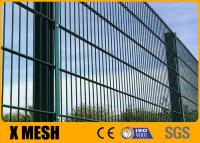 China Security Weld Panels Peach Post Anti Climb Mesh Fence 1230mm Height for sale
