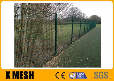 China Powder Coated 8mm Twin Wire Mesh Fencing Welded Panel For Commercial for sale
