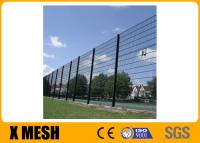 China Powder Coated 8mm Twin Wire Mesh Fencing Welded Panel For Commercial for sale