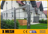 China Garden Pvc Galvanized Anti Climb Mesh Fence Panel 200mmx50mm Hole Opening for sale