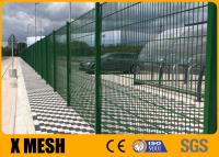China Weld Panels Anti Climb Mesh Fence Pvc Powder Spray Coated For Commercial Building for sale