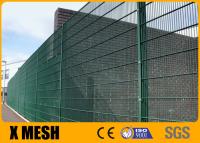 China Hot Dip Galvanized Anti Climb Mesh Fence Long Lasting Double Wire Panel 50×200mm for sale