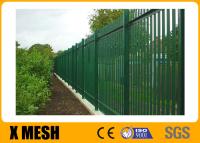 China 1.8m 17pcs Pales Palisade Fencing Panels For Industrial Plant for sale