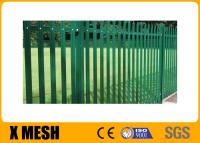 China 1.8m 17pcs Pales Palisade Fencing Panels For Industrial Plant for sale