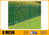 China W Profile Steel Palisade Fencing Hot Dipped Galvanized 2400hx2300l In Cell Tower for sale