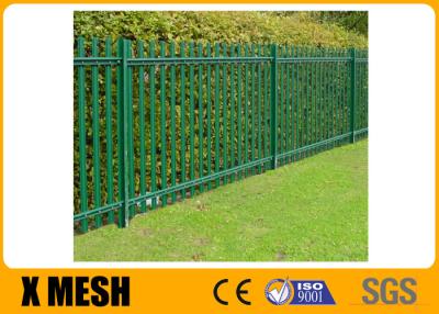 China W Profile Steel Palisade Fencing Hot Dipped Galvanized 2400hx2300l In Cell Tower for sale