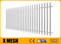 China Hot Dipped Galvanized Security Metal Fencing D & W Silver Color Easily Assembled for sale