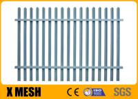 China W Section 68mm Security Metal Fencing Red Pvc Coated For Chemical Plant for sale