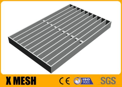 China Smooth Surface Welded Steel Grating Industrial Serrated For Drainage Covers for sale